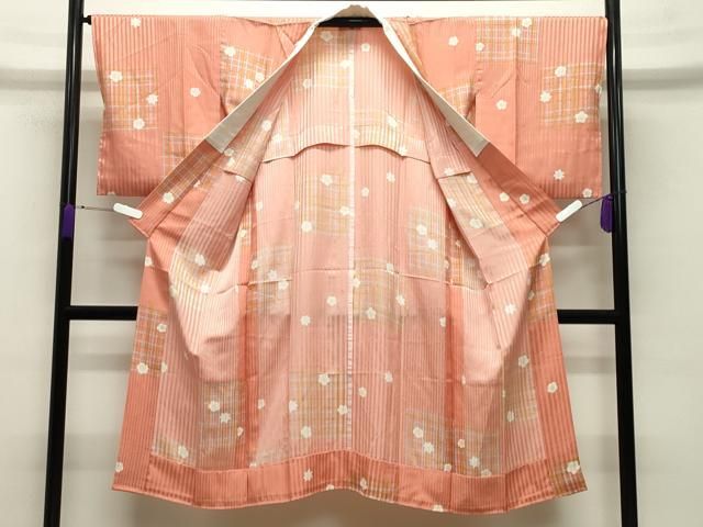 平和屋着物○長襦袢 無双仕立て 舞花文 正絹 逸品 CABA9878gh - メルカリ