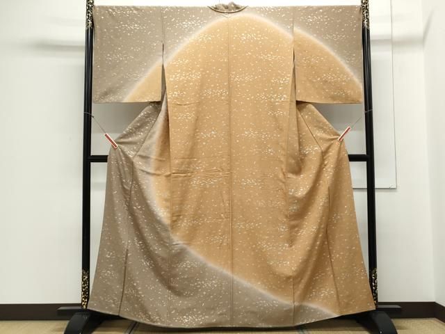 平和屋着物▽訪問着 箔散らし 暈し染め 金銀彩 正絹 逸品 CABA8442th