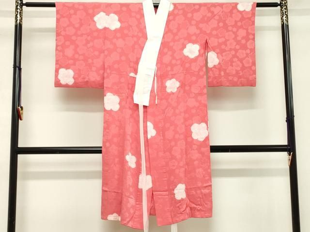 平和屋着物□長襦袢 無双仕立て 絞り 梅文 正絹 逸品 DABA5106cd