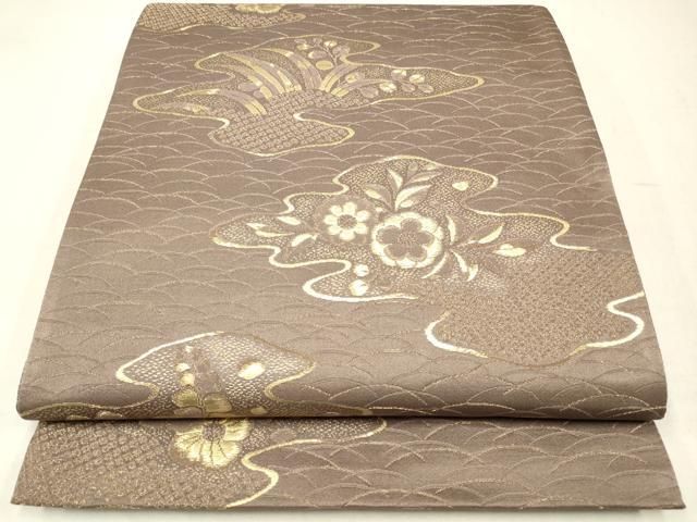 平和屋着物◎六通柄袋帯 辻が花 金糸 正絹 逸品 CABA3752qe - メルカリ