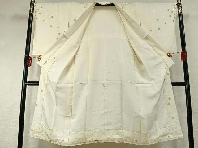 平和屋着物○長襦袢 袷 舞桜文 金糸 正絹 逸品 AABE5449fy - メルカリ
