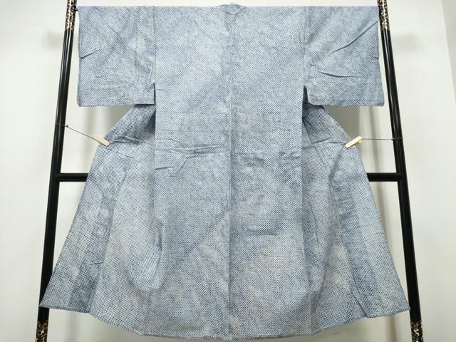 平和屋着物∴夏物　浴衣　有松鳴海絞り　亀甲繋ぎ文　綿　逸品　CABA0725ng 平和屋着物∴夏物 浴衣 有松鳴海絞り 亀甲繋ぎ文 綿 逸品 CABA0725ng 平和