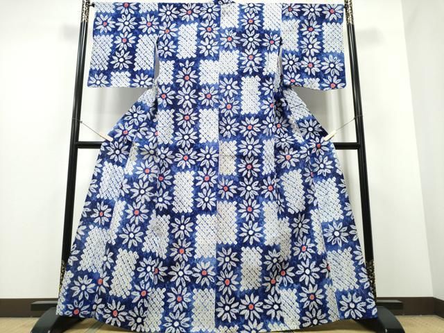 節約 平和屋着物∴夏物 浴衣 横段文 綿麻 逸品 CAAY4649ng 平和屋着物