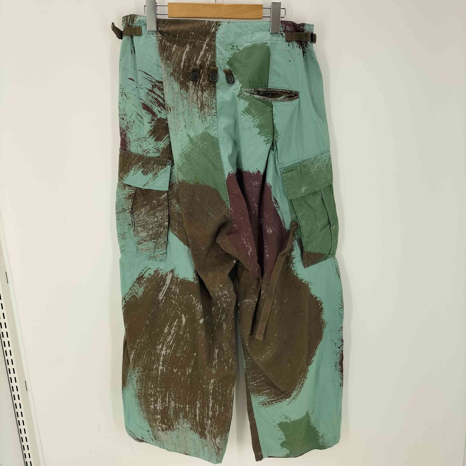 キャピタル KAPITAL Combed Burberry Brush-Camo Jumbo Cargo Pants