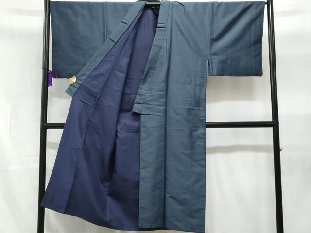 平和屋着物□男性 紬 アンサンブル 90亀甲 正絹 逸品 CABA7836fb