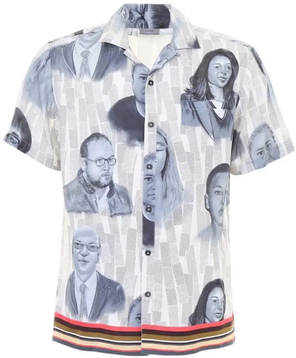 LANVIN ランバン Printed Portrait Shirt - メルカリ