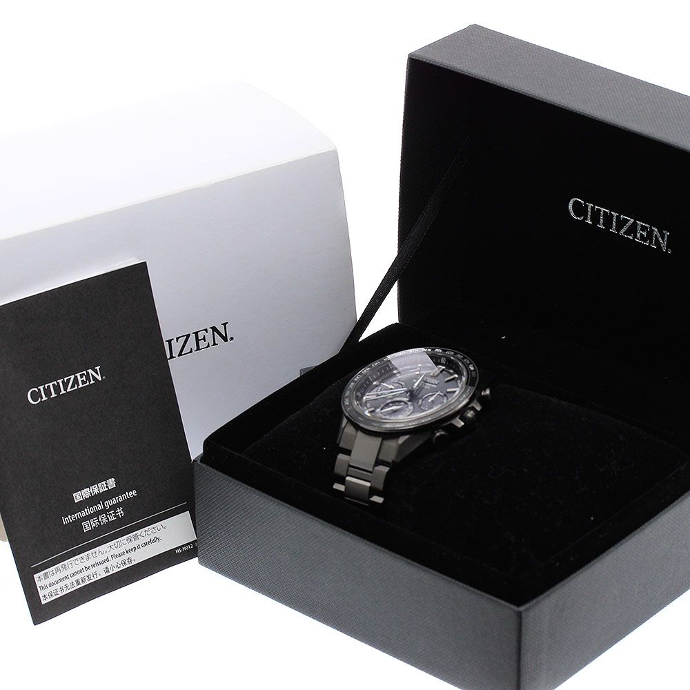 シチズン CITIZEN F950-0029S01/CC4055-65E アテッサ サテライトウェーブ GPS ソーラー電波 メンズ 良品 箱 ...