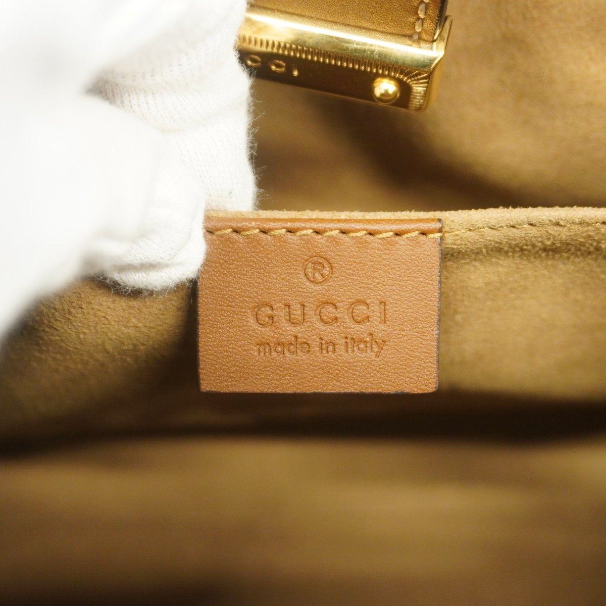 ☆SALE【5pb1555】グッチ ショルダーバッグ GGスプリーム パドロック