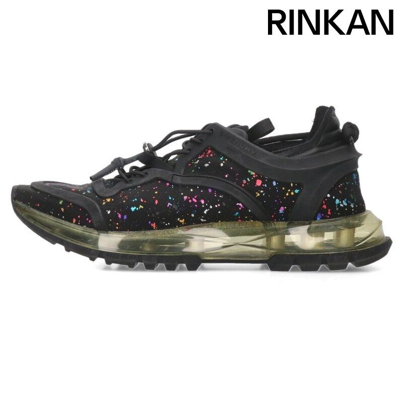 ジバンシィ ペンキ加工クリアソールスニーカー メンズ 42 ※12/28～1/6