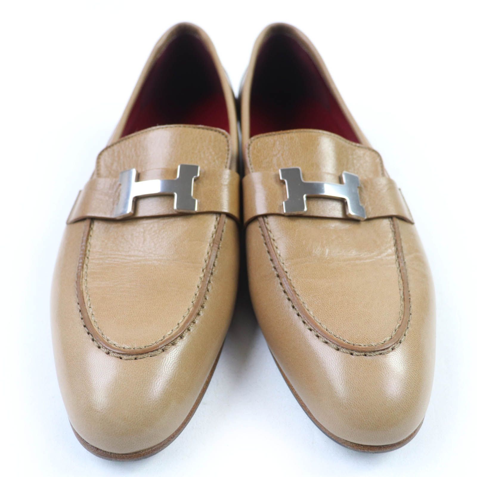 極美品☆HERMES エルメス モカシン パリ コンスタンス シルバー金具