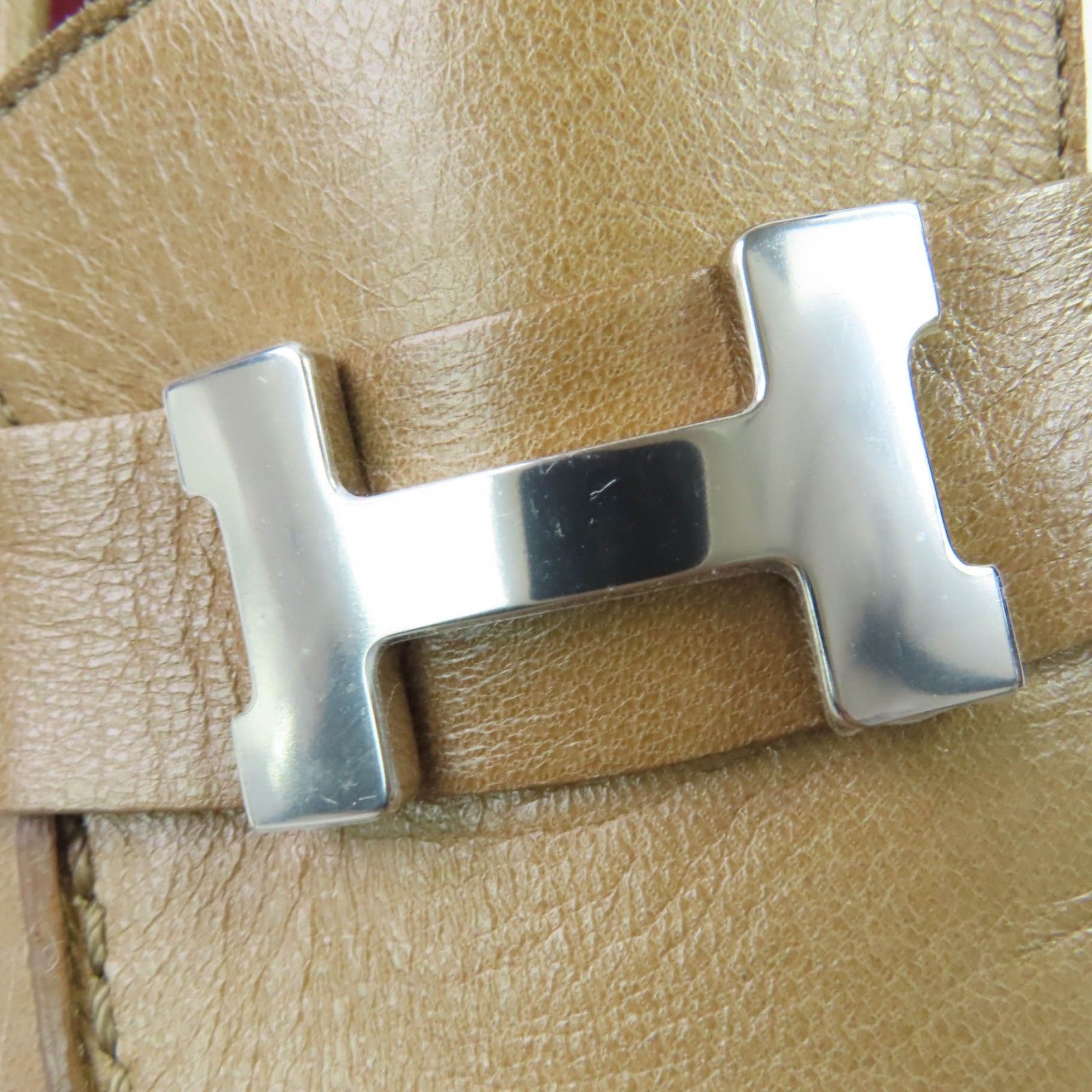 極美品☆HERMES エルメス モカシン パリ コンスタンス シルバー金具