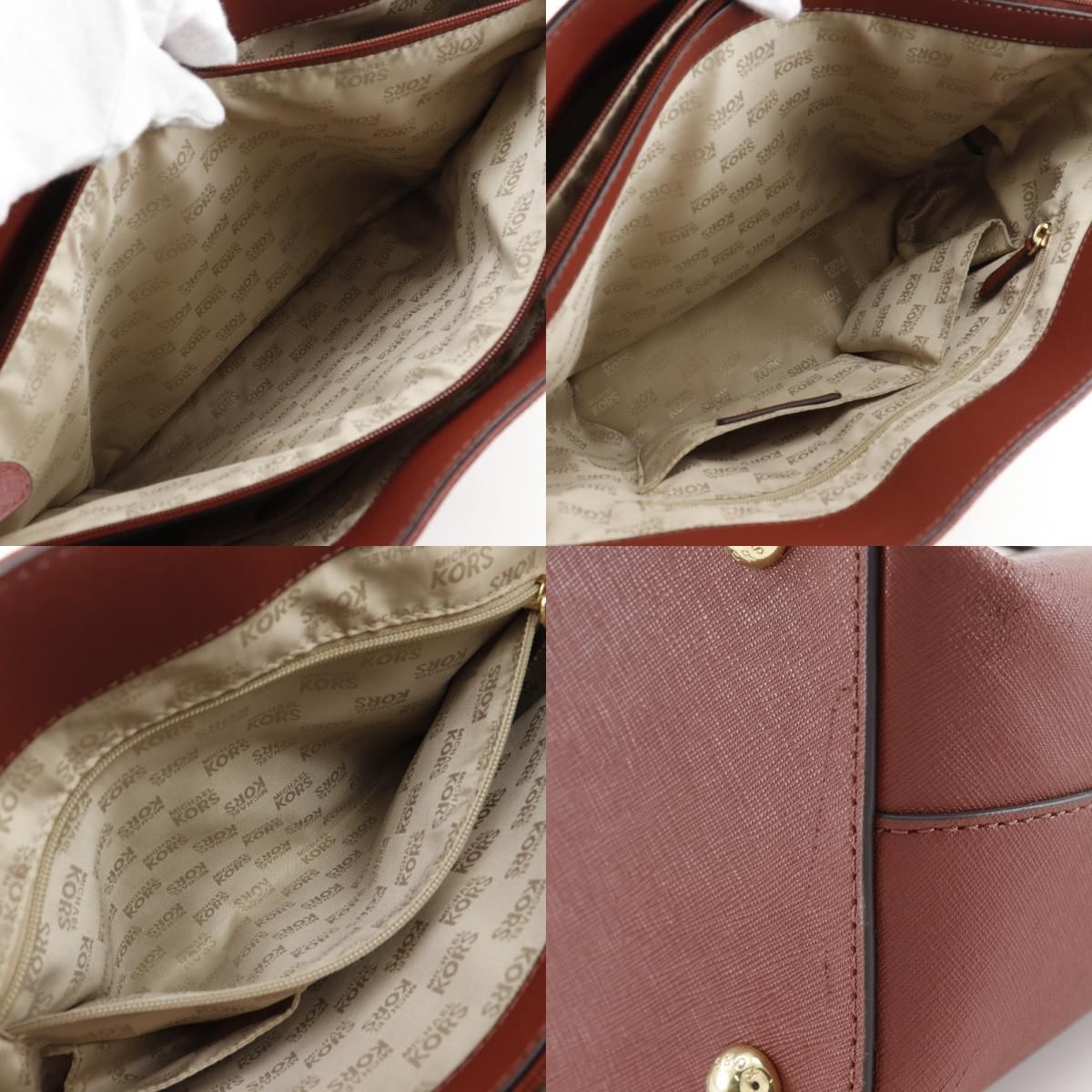 Michael Kors】マイケルコース 35S6GTTT3L レザー 赤 レディース