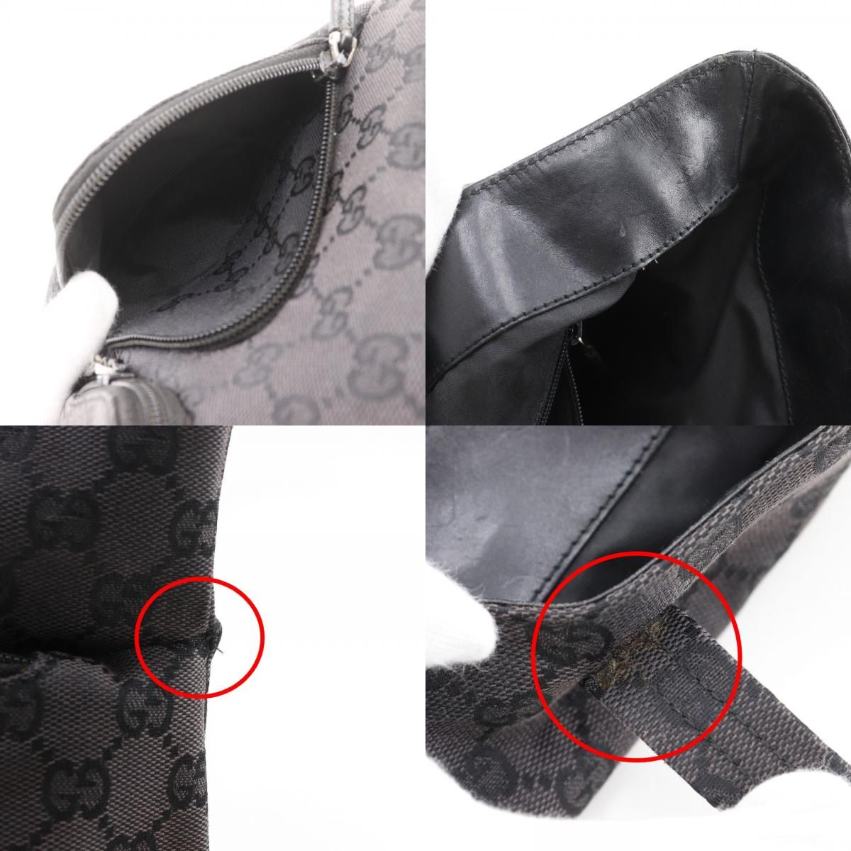 GUCCI】グッチ 002.107624 GGキャンバス 黒 レディース トートバッグ