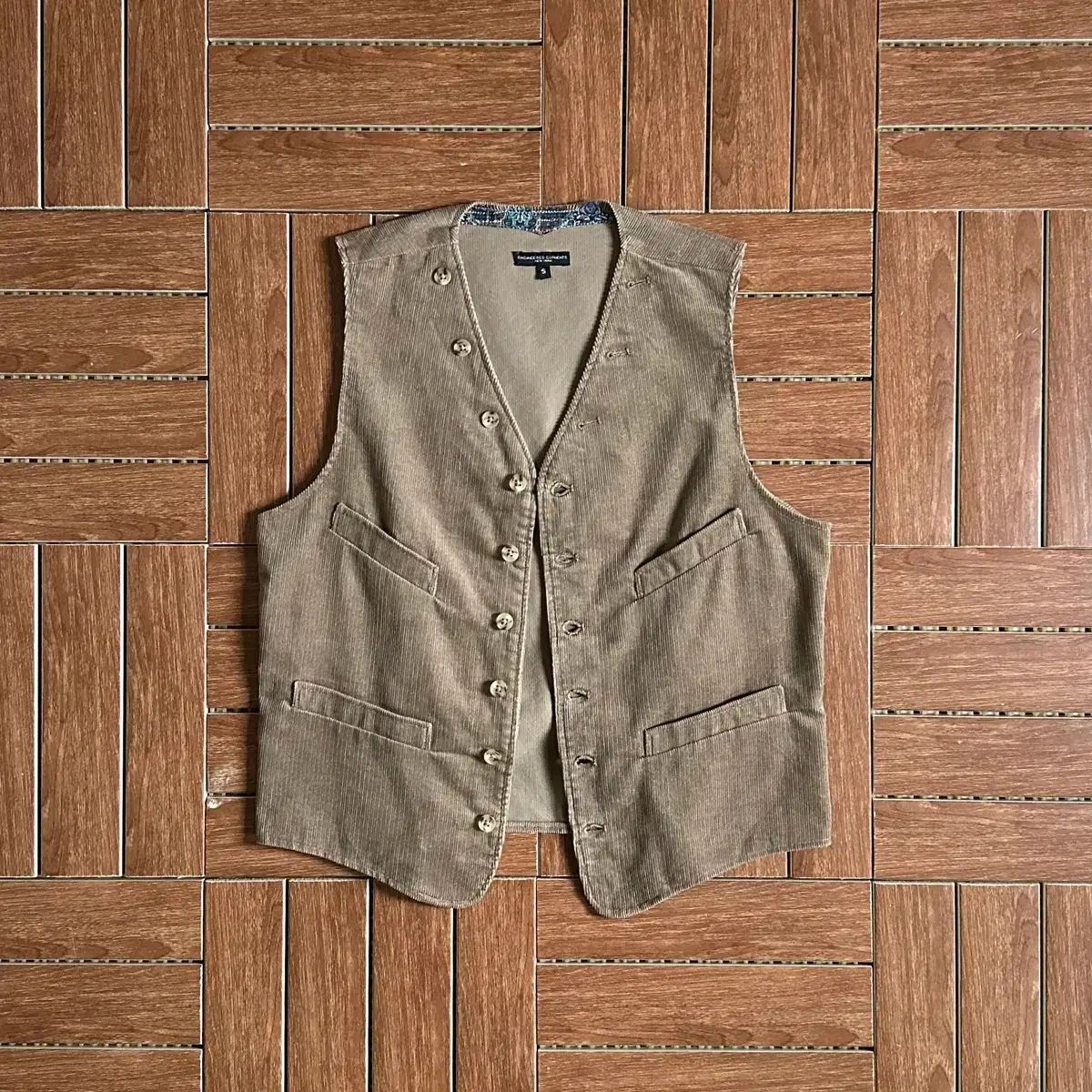 ENGINEERED GARMENTS エンジニアードガーメンツ コーデュロイ ベスト S - メルカリ