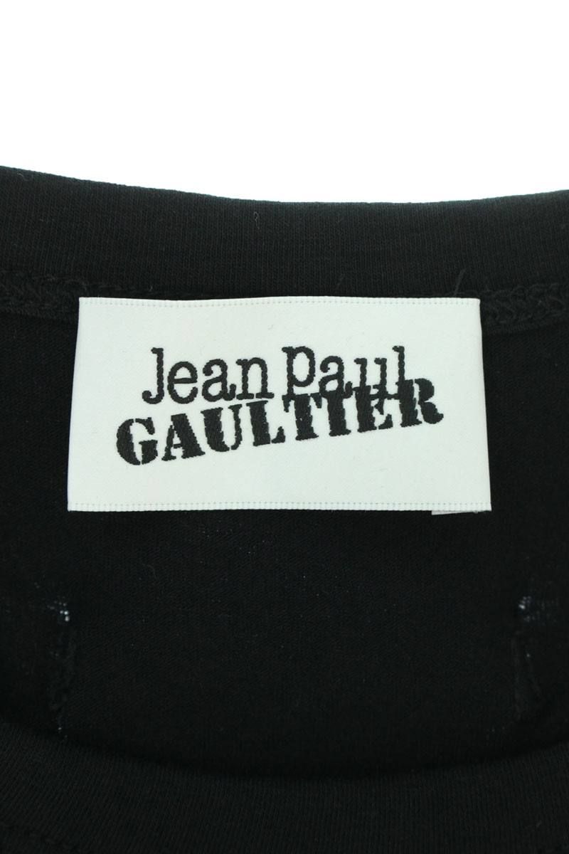 ジャンポールゴルチエ サイズ:S  24AW  2430FTS082IJ056 0001 ロゴプリントTシャツ 新古品 SB01 ジャンポールゴルチエ 24AW 2430FTS082IJ056 0001 ロゴプリントTシャツ