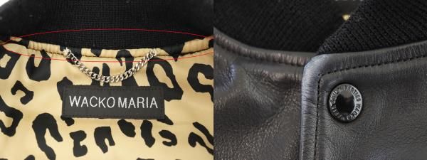 ワコマリア WACKO MARIA 24AW LEATHER VARSITY JACKET カウハイド