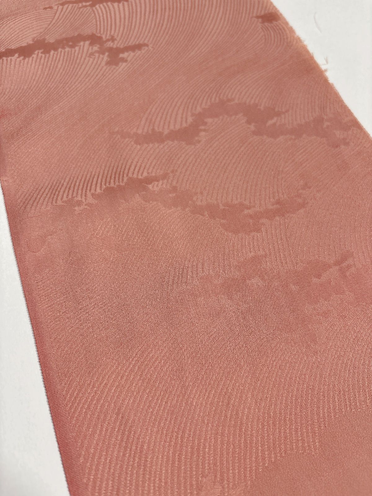 M353正絹 紋意匠 洗い張りハギレ 色合わせ練習用 ハンドメイド 18cm幅 - メルカリ