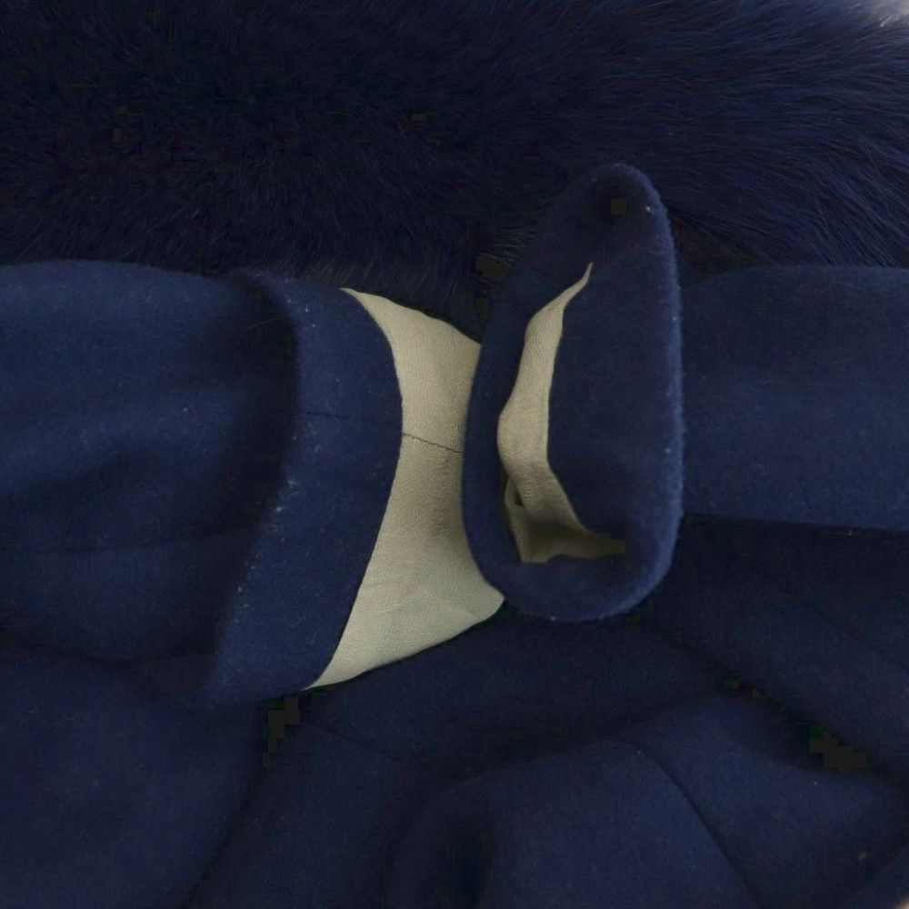 フェンディ FENDI フォックスファーコート チェスター アウター ウール