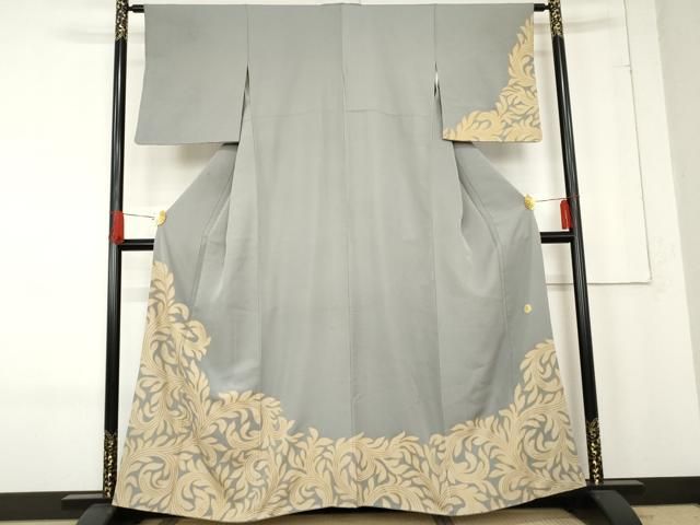 平和屋着物○ジャパンオートクチュール 渡辺雪三郎 訪問着 唐草文 金彩