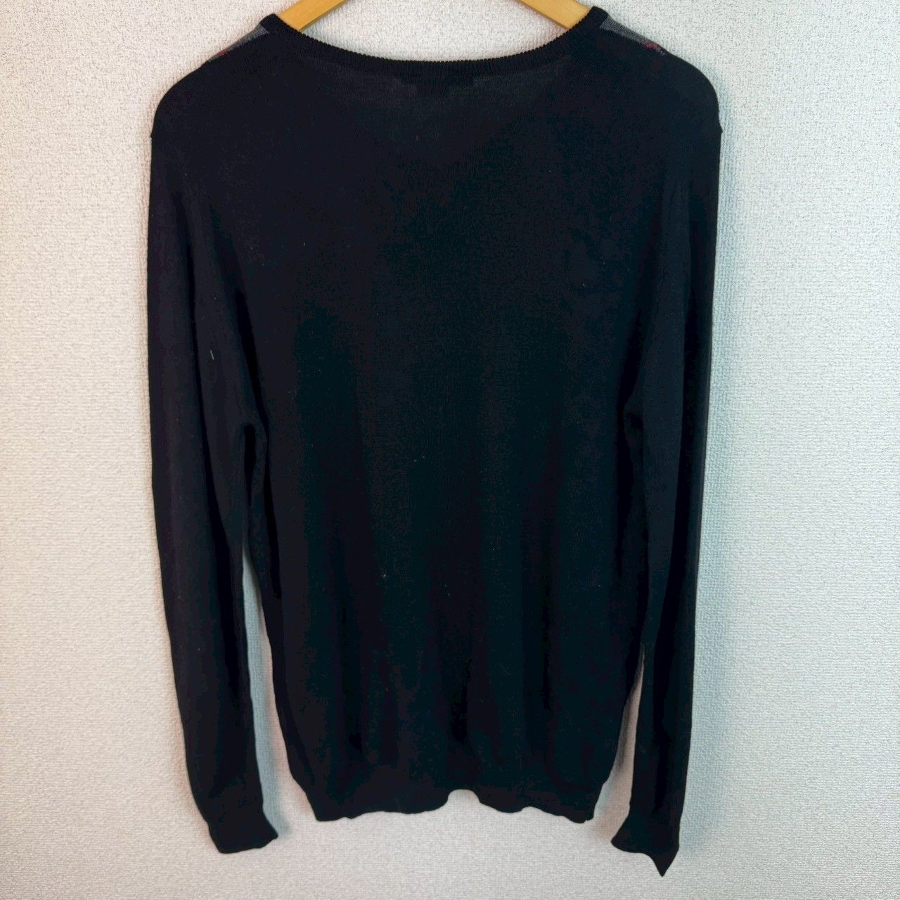 JOHN SMEDLEY ジョンスメドレー アーガイル ニット ブラック Mサイズ メンズ 古着 モード クラシック - メルカリ