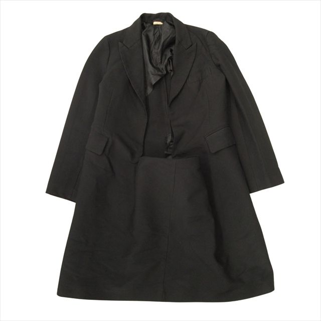 美品 15aw コムデギャルソン COMME des GARCONS ポリ縮絨 フロント