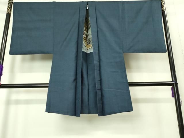 平和屋着物□極上 男性 本場大島紬 アンサンブル 長襦袢(無双仕立て