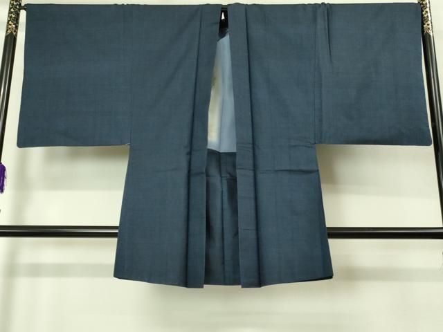 平和屋着物□極上 男性 本場大島紬 アンサンブル 長羽織 100亀甲 総