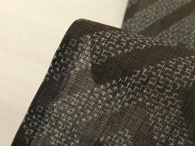 平和屋着物＊夏物 石川県指定無形文化財 能登上布 本麻手織上布 工字