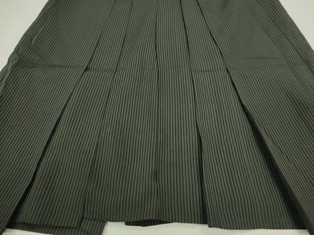 平和屋着物＊夏物 男性 馬乗り袴 縦絽 縞 正絹 逸品 CABB9626ze - メルカリ