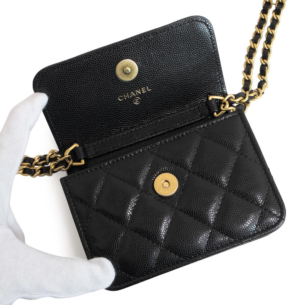 シャネル マトラッセ ミニ チェーン ショルダーバッグ 斜め掛け