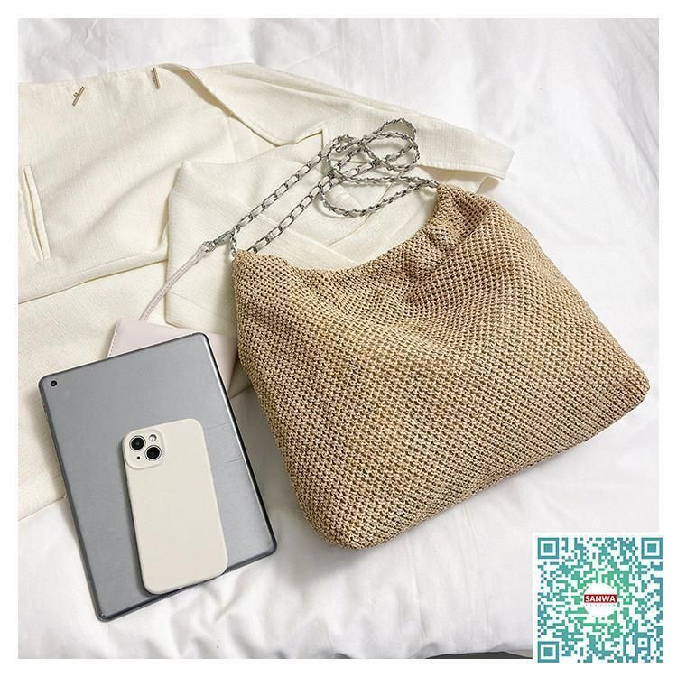 かごバッグ レディース トートバッグ 麦わらバッグ ピクニック 海