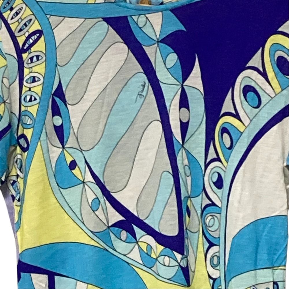 美品 EMILIO PUCCI エミリオプッチ バックジップ カットソー サイズ34