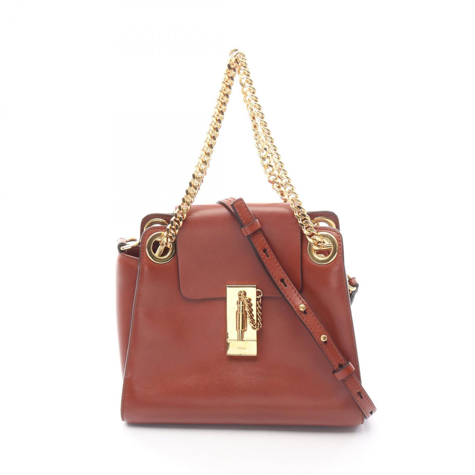 クロエ Chloe ハンドバッグ アニー スモール ブラウン レザー アニー