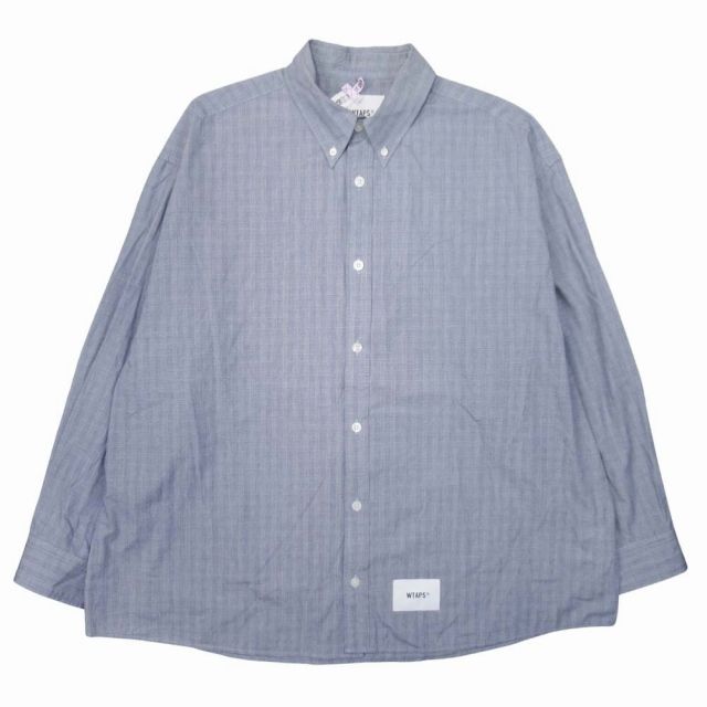 美品 23aw ダブルタップス WTAPS BD 02 / LS / COTTON. BROADCLOTH