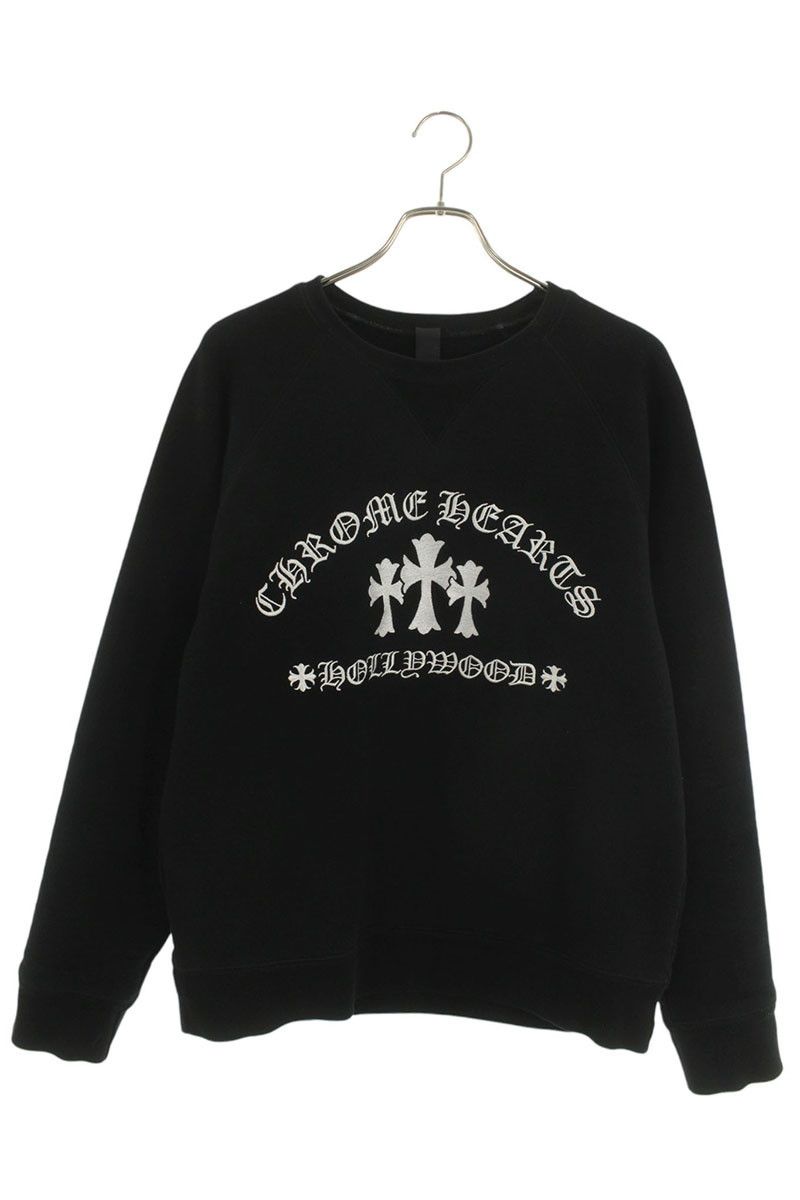 クロムハーツ SAILIN ON CREW ラベル付きトリプルクロスロゴ刺繍