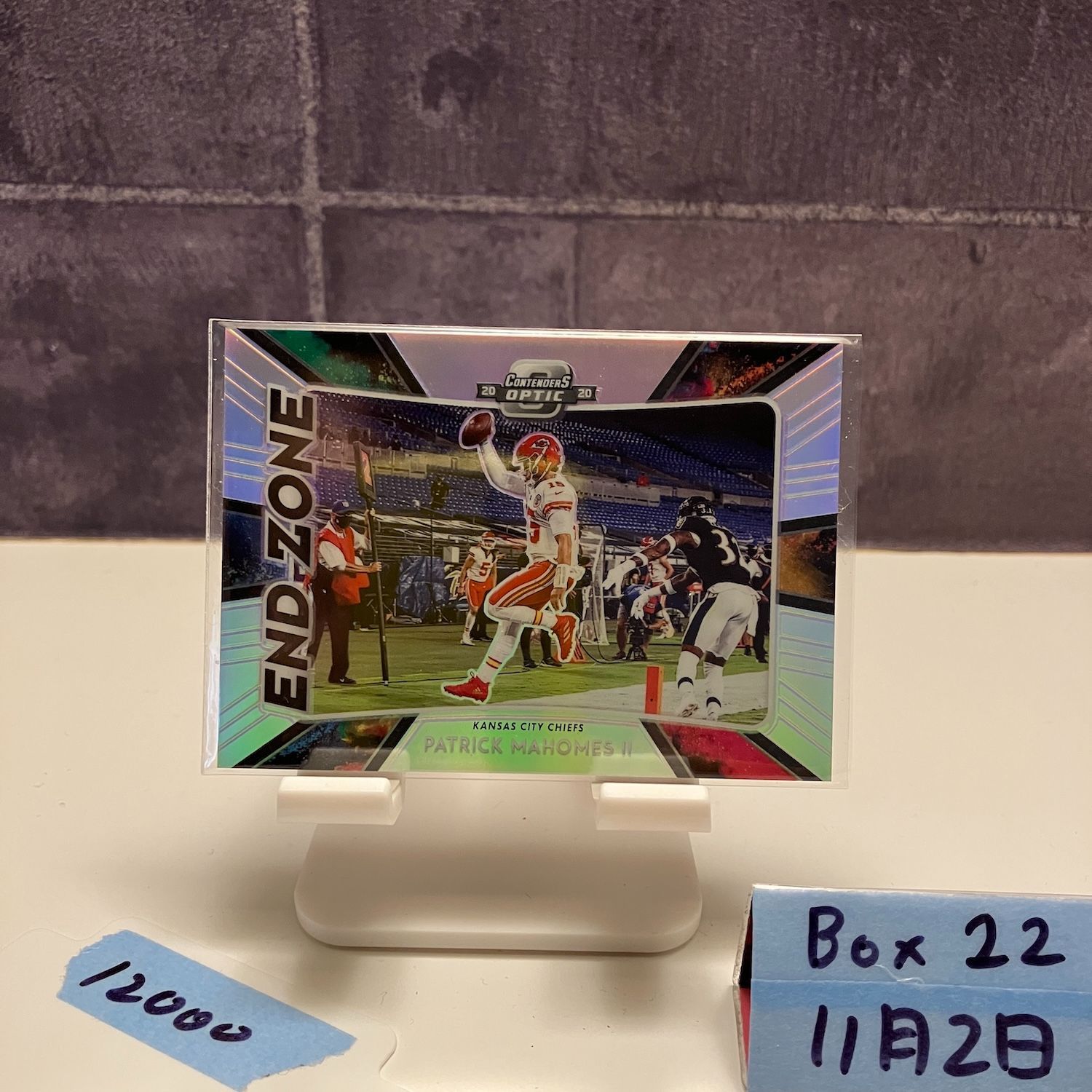 2020 Panini Contenders Optic Patrick Mahomes II Kansas City Chiefs End ...