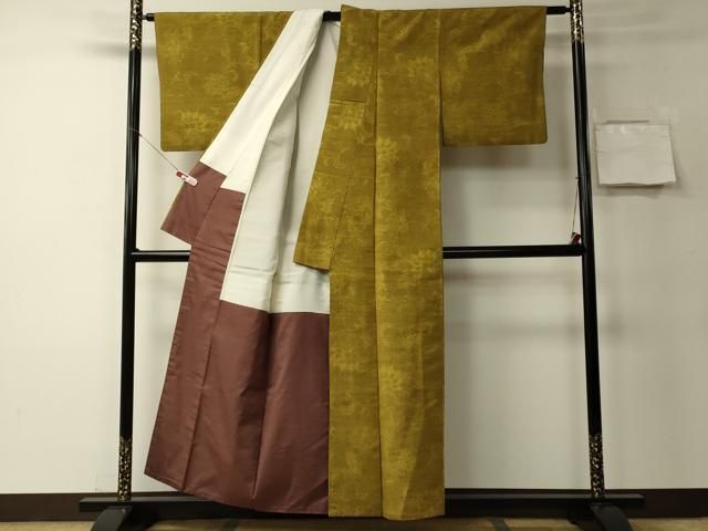 平和屋着物□上質な紬 更紗花唐草文 正絹 逸品 CABB3223oy - メルカリ