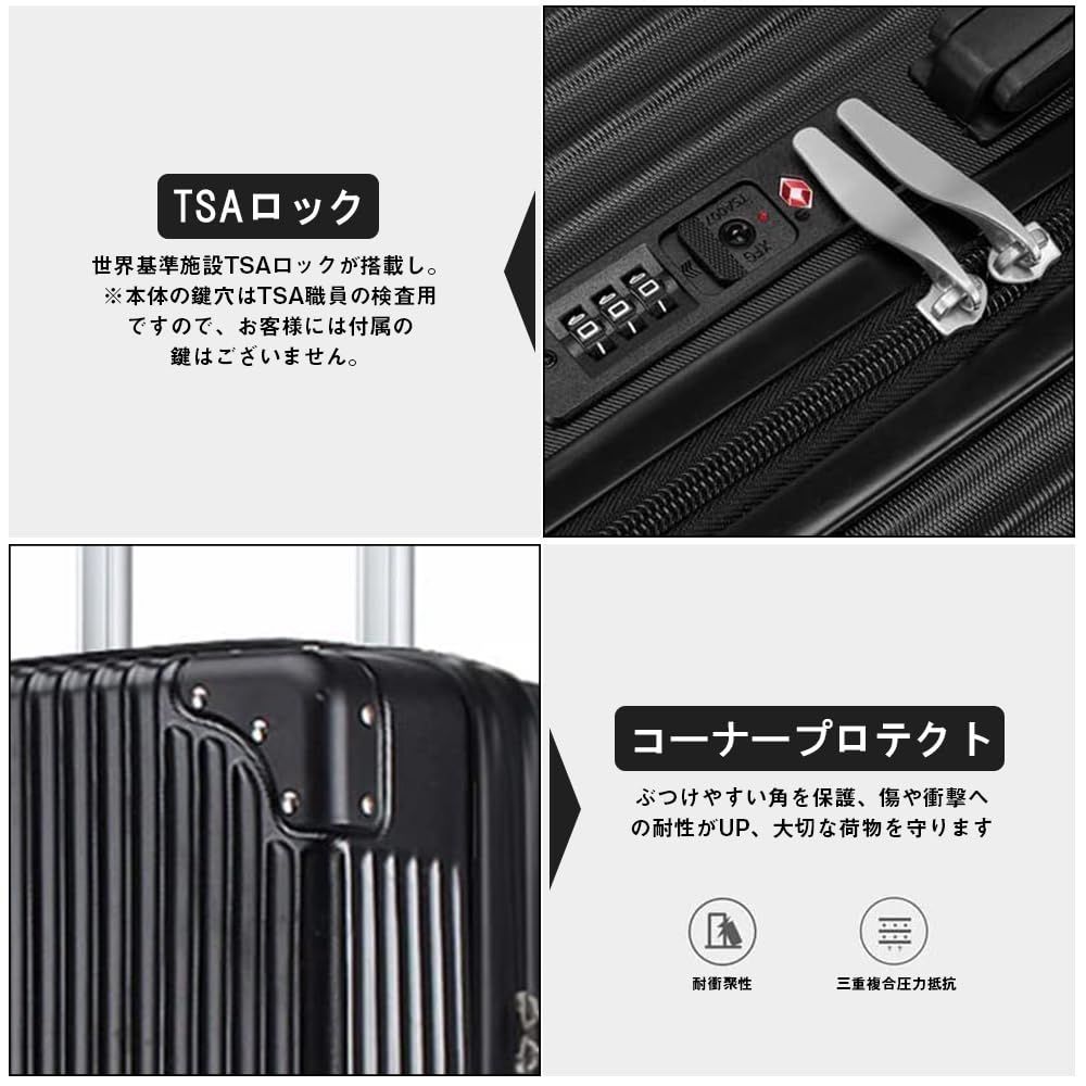 Xindzy] スーツケース キャリーバッグ キャリーケース 機内持込 TSA