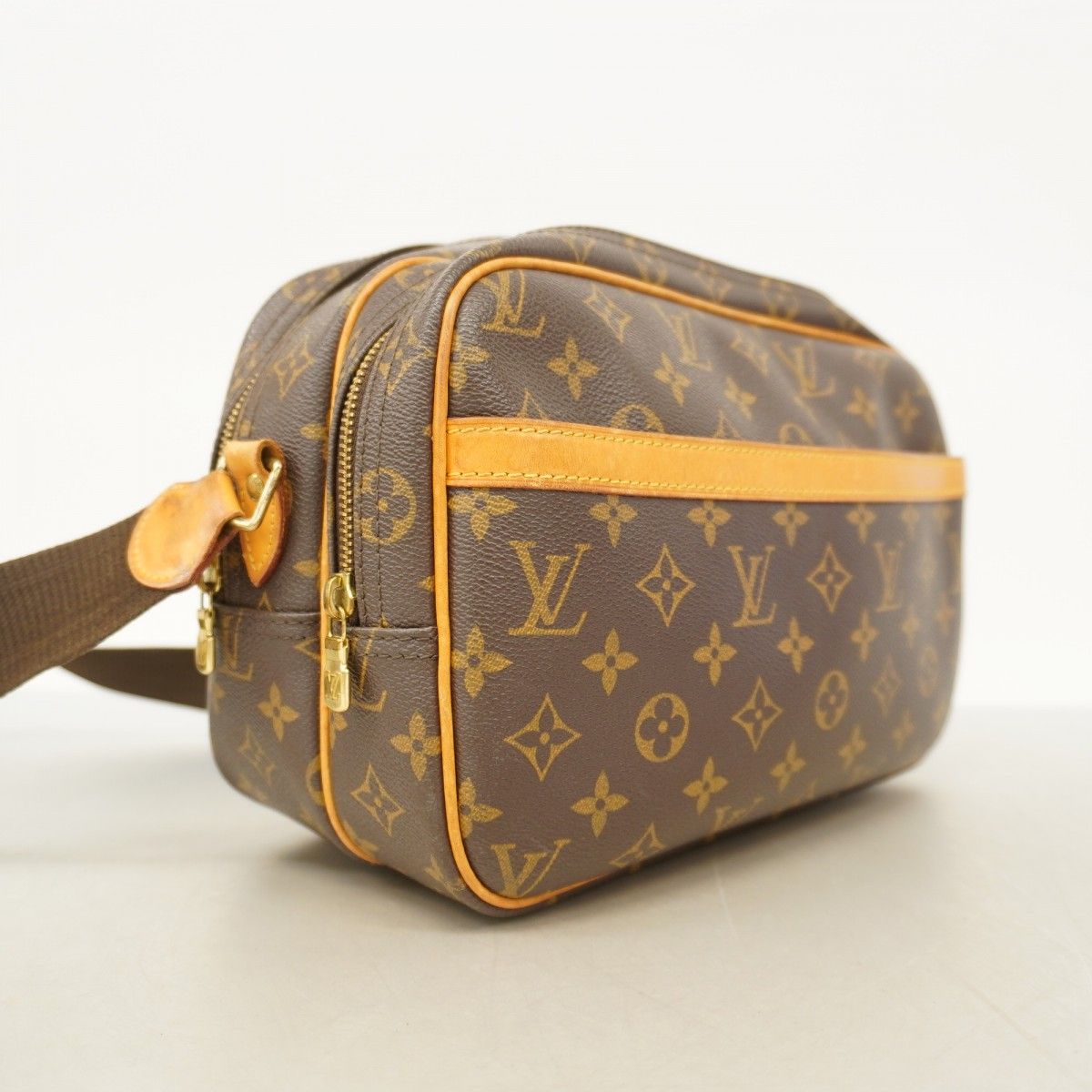5pd6325-k】ルイヴィトン ショルダーバッグ モノグラム リポーターPM