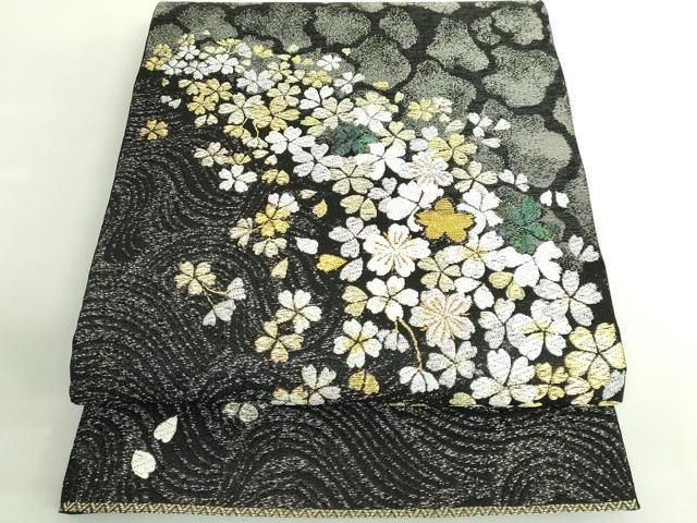 平和屋着物○極上 創業280年 誉田屋源兵衛 六通柄袋帯 唐織 螺鈿箔 舞