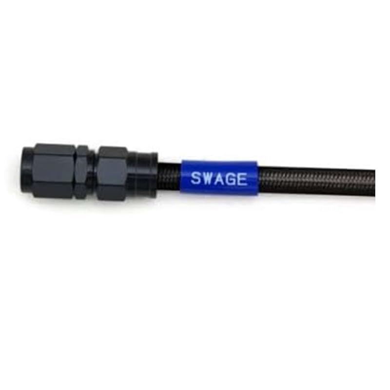 スウェッジライン(Swage Line) SWAGE LINE イージーオーダーブレーキホース 汎用ホース ストレートフィッティング アルミ ...