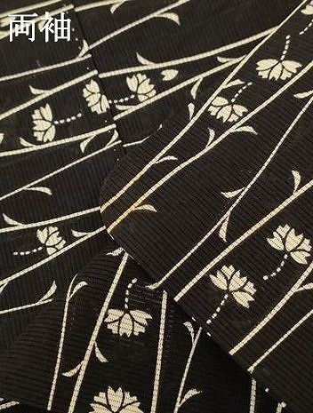 平和屋着物＊夏物 小紋 絽 枝花文 正絹 逸品 AABE7486jd - メルカリ