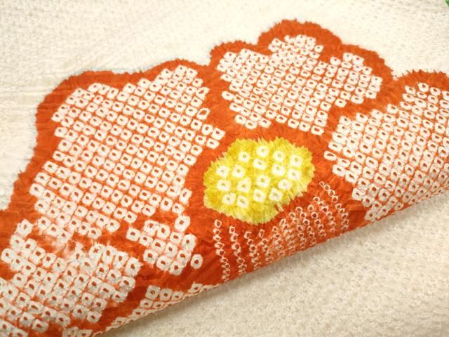 平和屋着物○九寸名古屋帯 総絞り 舞花文 正絹 逸品 CABB9402hy - メルカリ