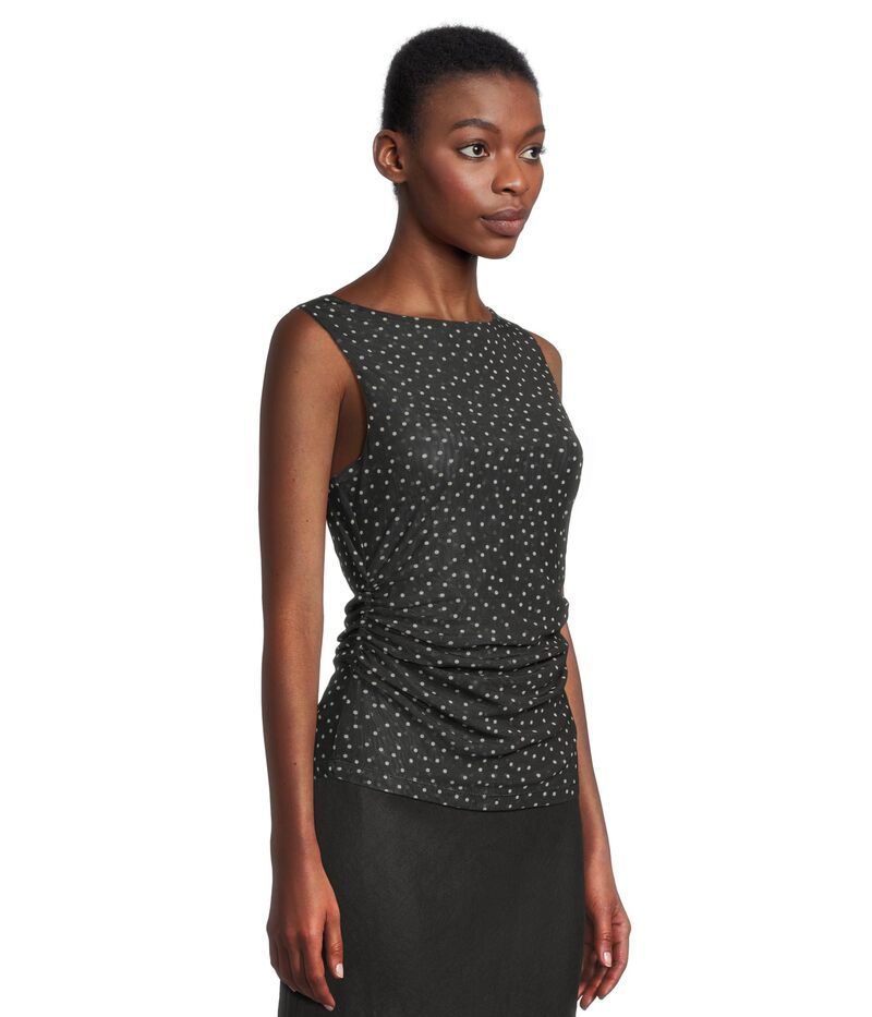 (取寄) メイドウェル レディース エスメ トップ - メッシュ Madewell women Esme Top - Mesh True Black メイドウェル レディース トップス シャツ メッシュ Madewell Esme Top