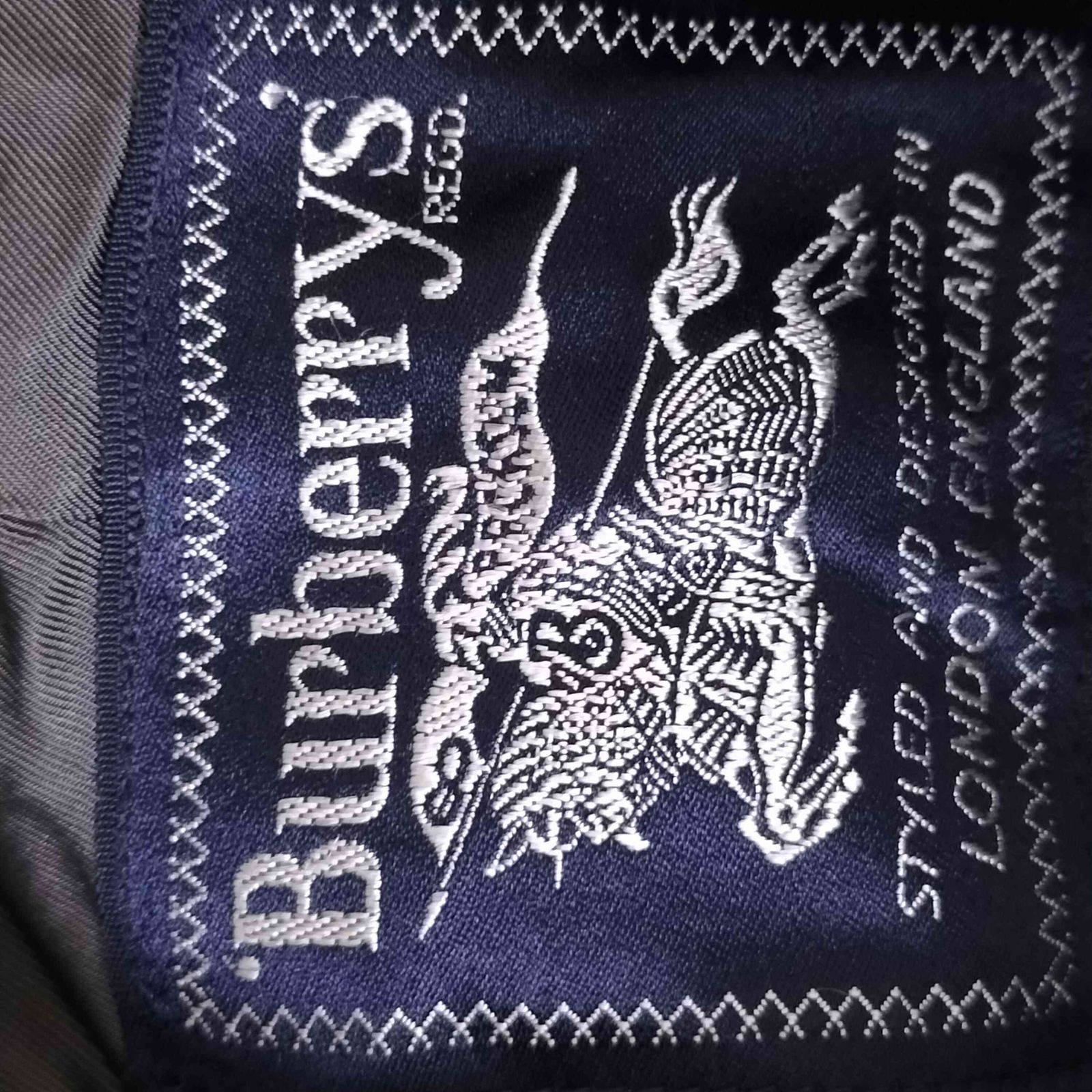 バーバリーズ BURBERRYS 60-70s 英国製 ウール100% グレンチェック