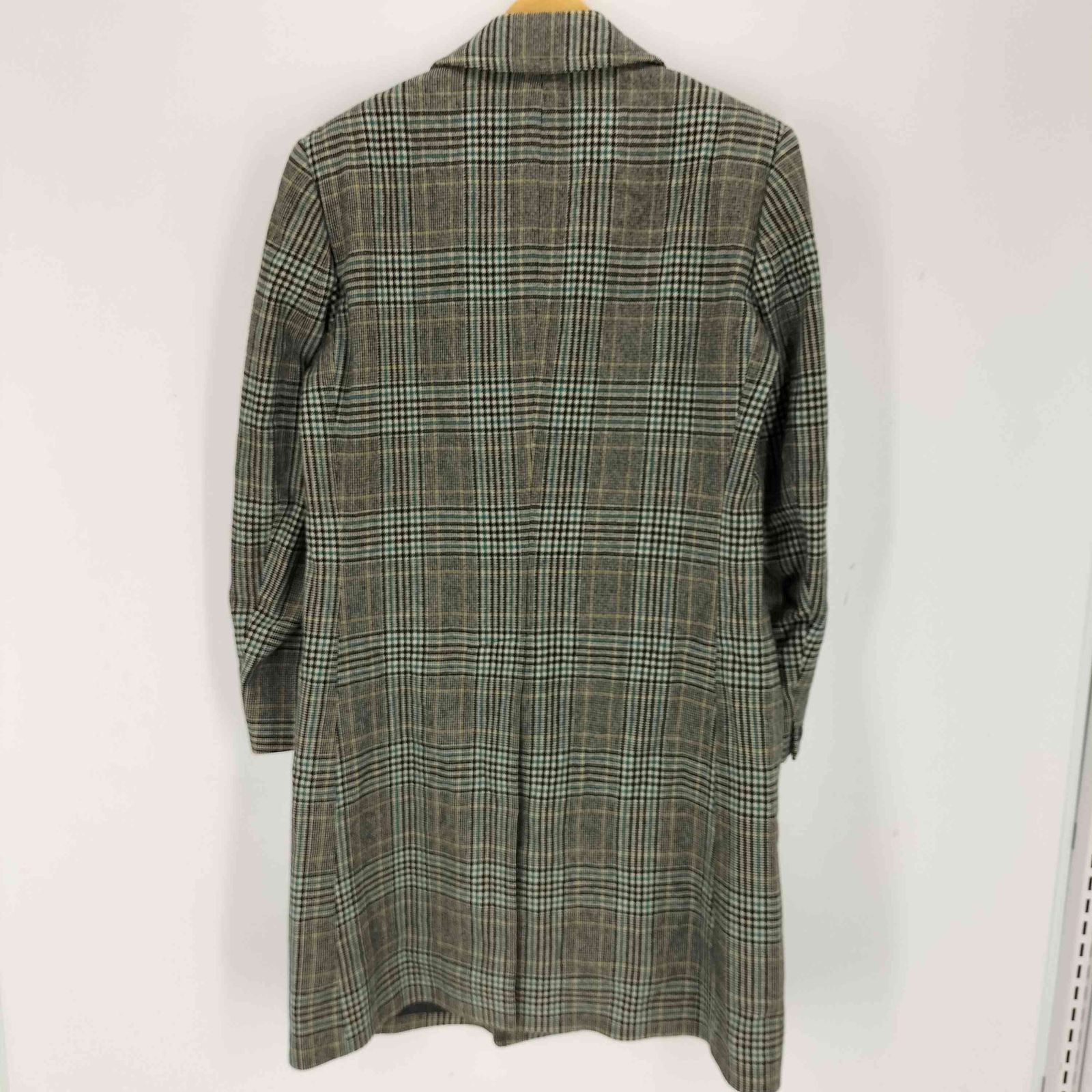 BURBERRYS(バーバリーズ) 60-70s 英国製 ウール100% グレンチェック チェスターコート メンズ JPN：M 【中古】【ブランド古着バズストア】 バーバリーズ BURBERRYS 60-70s 英国製 ウール100% グレンチェック