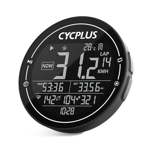 CYCPLUS サイクルコンピュータ GPS 自転車スピードメーター 大画面