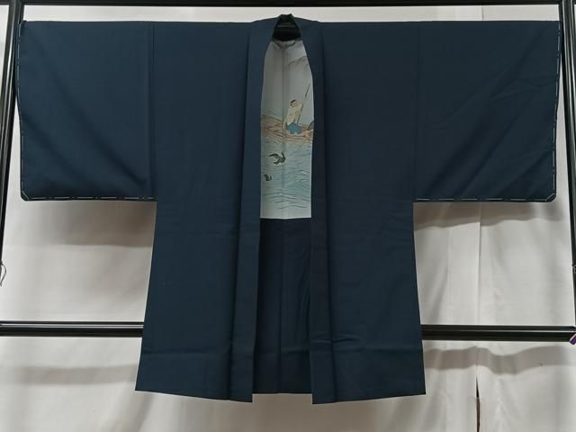 平和屋着物＃男性 長羽織 褐返色 正絹 逸品 CABB5364ua - メルカリ