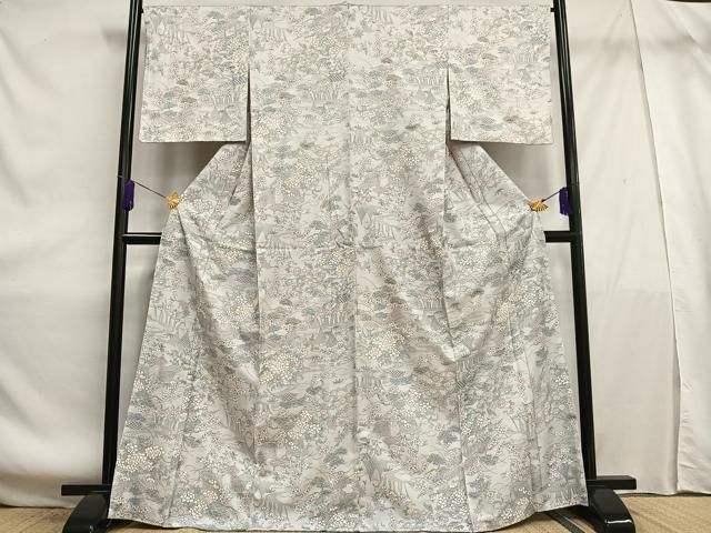 平和屋着物□本場染大島紬 風景花文 正絹 逸品 AABE5116oa - メルカリ