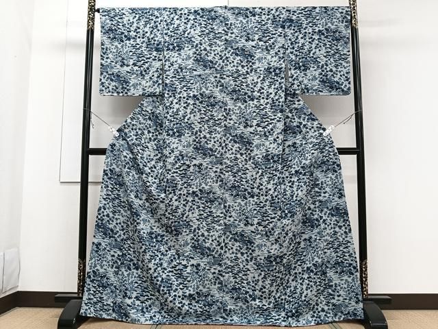 平和屋着物□小紋 風景文 金彩 洗える着物 未使用 CABB8433xi - メルカリ